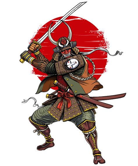 Oni Samurai Art