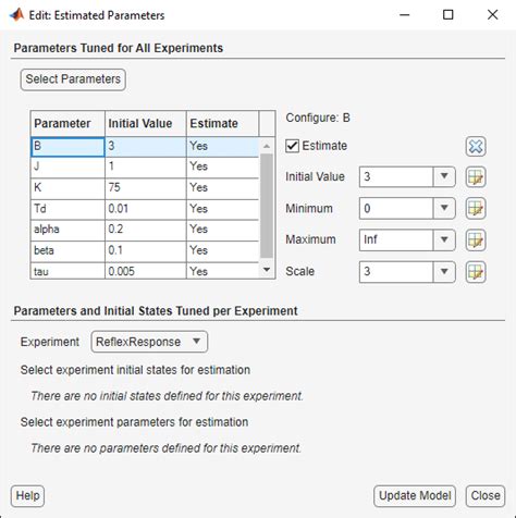 Muscle Reflex Parameter Estimation Matlab And Simulink