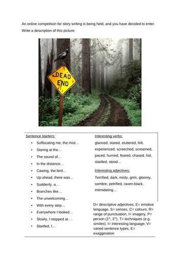 Descriptive Writing Examples Gcse