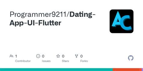 Github Programmer Dating App Ui Flutter