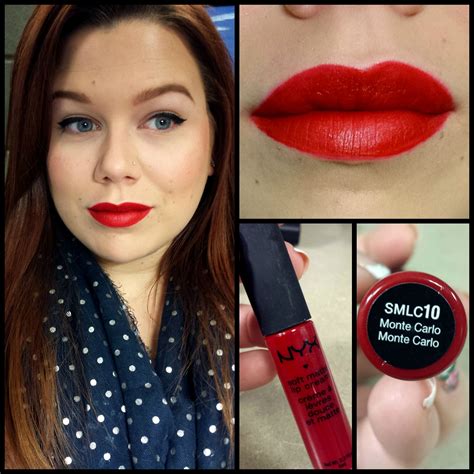 Red Lipsticks Reviews And Swatches Nyx Soft Matte Lip Cream Monte Carlo Soft Matte Lip