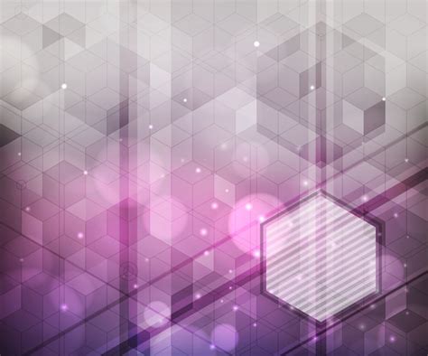 Premium Vector Abstract Background Of Hexagons Lighting Effects Blurred Light