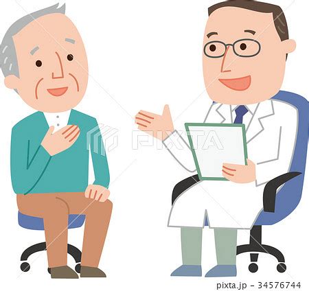 医者と患者のイラスト素材 34576744 PIXTA