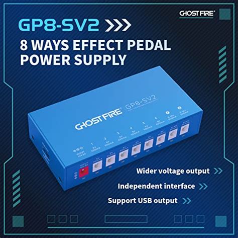 Snapklik Ghost Fire Gp Sv Output Pedal Power Supply V Usb