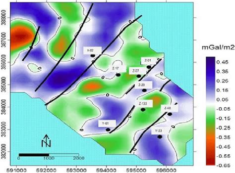 Second Vertical Derivative Map And Fault Interpretation Download