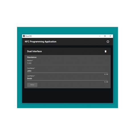 NFC Programming Application NFC Programming Application Shure USA