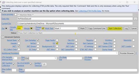 Capturing Perfview For Classic Asp Web Application Hosted On Iis
