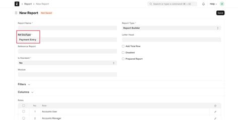 ERPNEXT Generate Custom Report ERPNext Frappe Forum