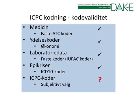 Ppt Icpc Kodning Powerpoint Presentation Free Download Id1934645