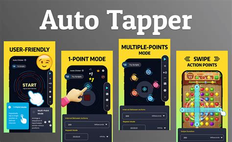 Auto Clicker App Ui Design Behance