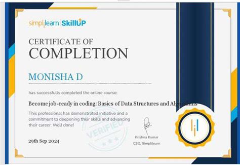 Datastructures Algorithms Learningjourney Simplilearn Monisha D
