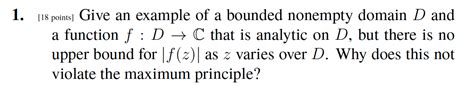 1 18 Points Give An Example Of A Bounded Nonempty