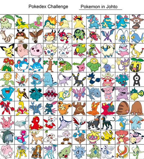 Pokemon Of Johto By Amelia411 On Deviantart
