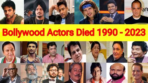 70 Famous Bollywood actors died in 1990 to 2023 | Indian recently Died actors - YouTube