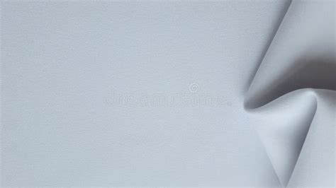 Light Textile Matte Background White Twill Fabric With Tails Stock