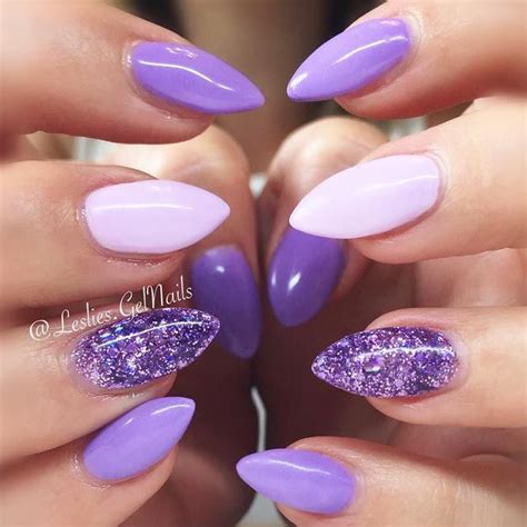Purple Gel Nail Designs