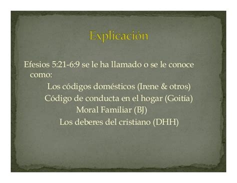 Efesios 5 21 33 Resumen