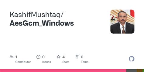 GitHub KashifMushtaq AesGcm Windows