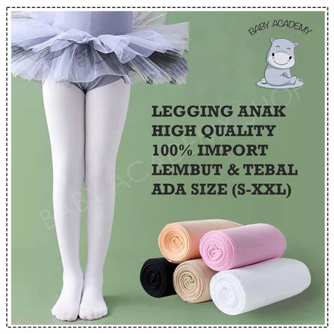 Jual Legging Anak Stocking Ballet Pantyhose Casual Hitam Putih Pink Premium | Shopee Indonesia