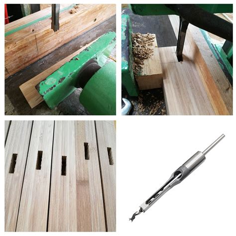 Latest Tools 10mm Square Hole Drill Bit Mortising Chisel Carve Woodworking Tools 10mm Square