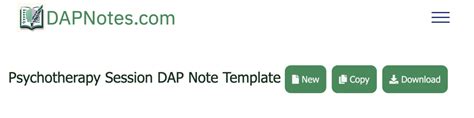 Generate Custom Dap Note Template In Just A Couple Of Minutes