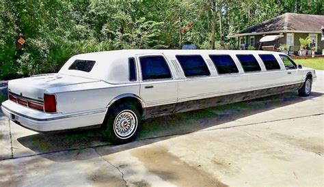 1996 Lincoln Continental Town Car Super Stretch Limousine Artofit