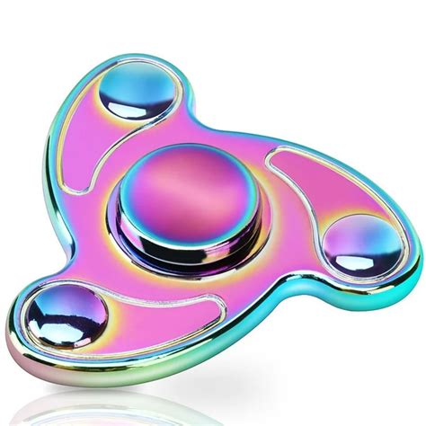 Fidget Spinner Colorful Whirly Fingertip Gyro For Adhd Anti Stress
