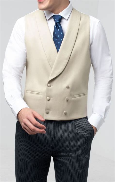 Dobell Goldbuff Double Breasted Shawl Lapel Morning Suit Waistcoat Morning Suits Waistcoat