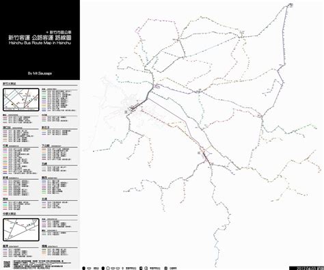 新竹客運 公路客運 路線圖 市區公車 圖中商標乃為各商家所有。 地圖為筆者獨立繪製，除商業行為外，歡迎個人使用者 Flickr