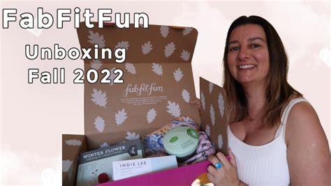FabFitFun Unboxing FALL 2022 I Love Everything In This Box YouTube