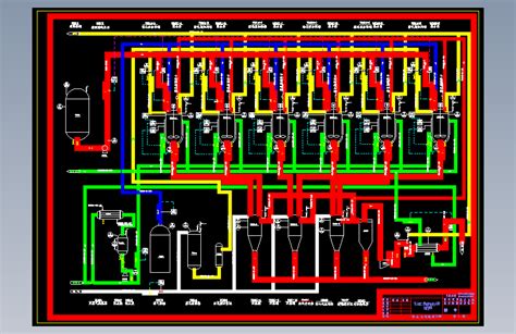 聚合工段管道及仪表流程图 AutoCAD 2010 模型图纸下载 懒石网