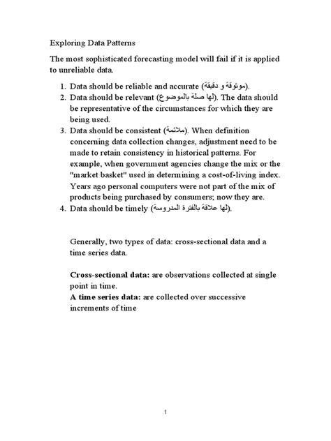 Exploring Data Patterns Pdf Autoregressive Integrated Moving Average Forecasting