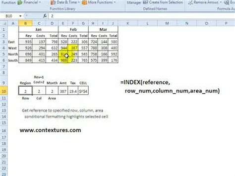 Excel INDEX Function Examples Easy To Advanced YouTube