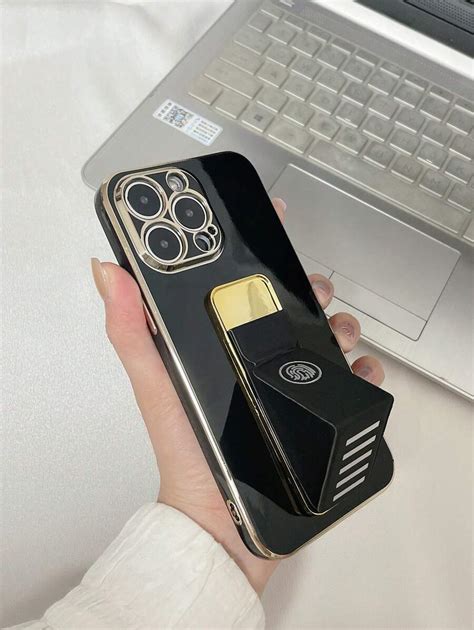 1pc Solid Color High Gloss 6d Electroplated Mobile Phone Protective