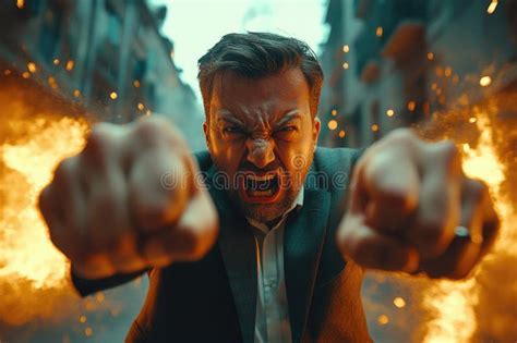 Unleashed Emotion Deep Expression Of Raw Anger Capturing Intensity