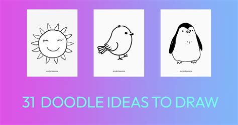 31 Easy Doodle Ideas To Brighten Your Day Cute Vibes Zone