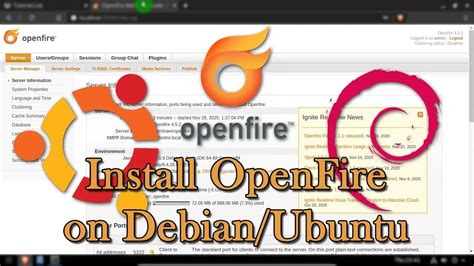 Install Openfire On Debianubuntu Self Hosted Instant Messaging Server