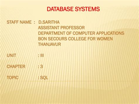 Structured Query Language Pdf