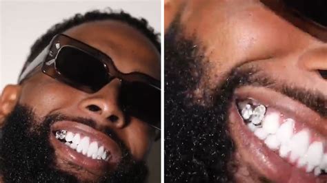 Odell Beckham Drops 18 Million On Iced Out Teeth 13 Carat Diamonds