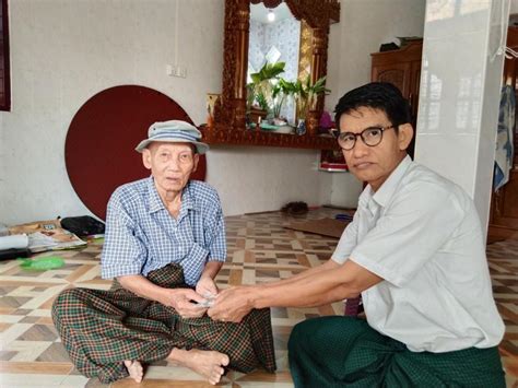 ဘိုးရင်ကလေးကျေးရွာအုပ်စုတွင် အသက် ၈၅ နှစ်အထက် သက်ကြီး ဘိုးဘွားများအား