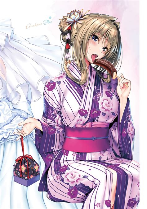 Azarashi Soft Piromizu Amakano Kanbayashi Mizuki Kimono 502596