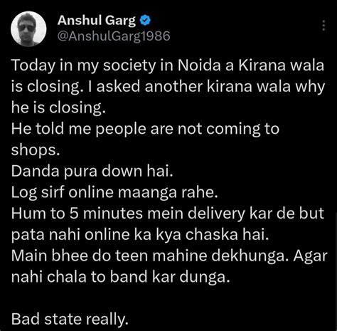 Krishna Bhardwaj On Linkedin Dash Empoweringlocal Quickcommerce Kiranastores