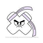 How To Draw F Uppercase From The Alphabet Lore The Alphabet Lore Step By Step