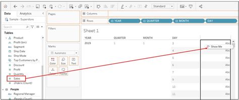 Rename A Date Dimension That Can Be Drilled Down Tableau Software