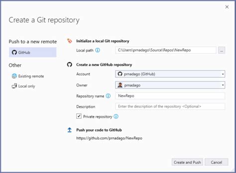 Visual Studio Github