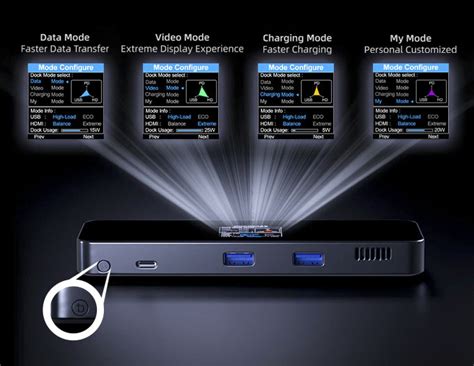 Dockcase Smart Hub Multifunction Usb C Dock Includes An Information Display Crowdfunding Cnx