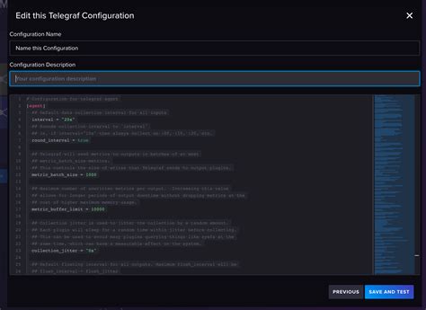 Telegraf Fix The Styling Of Telegraf Config Overlays Issue