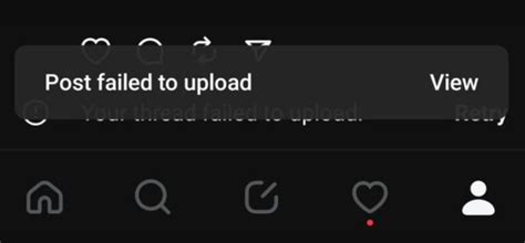 how to fix post failed to upload on instagram threads networkbuildz
