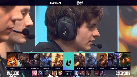 Lol Lec Playoffs Round 2 G2 Esports Vs Mad Lions Recap