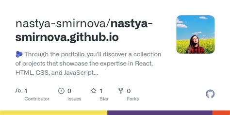 Github Nastya Smirnovanastya 🫐 Through The Portfolio Youll Discover A